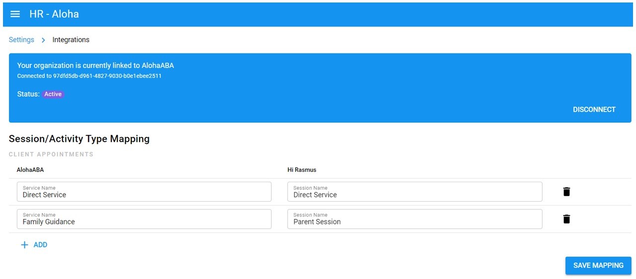 Hi Rasmus | Aloha Integration: Session Mapping