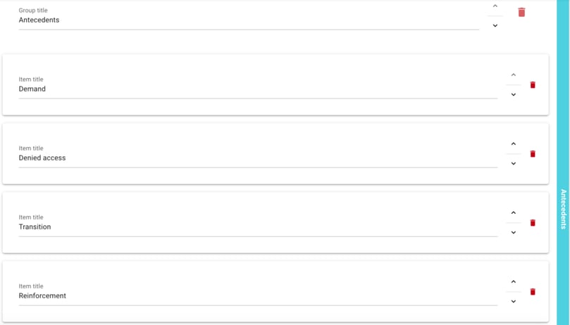 ABC Data Collection (Behavior Incidents Program)