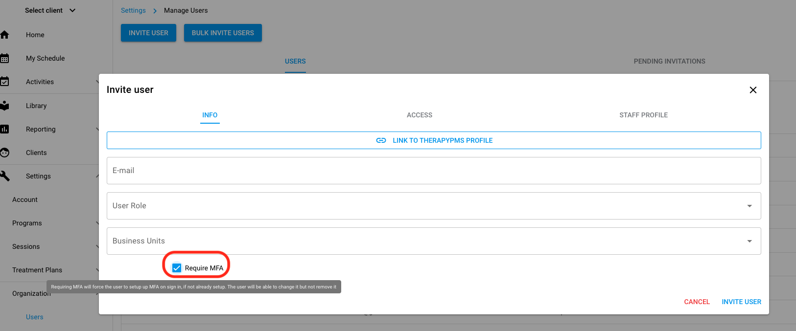 Requiring and Managing Multi-factor Authentication (MFA) for users in ...