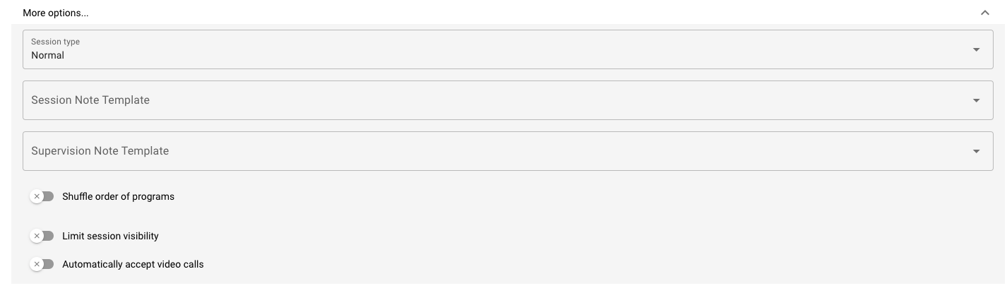 How to Create a Session