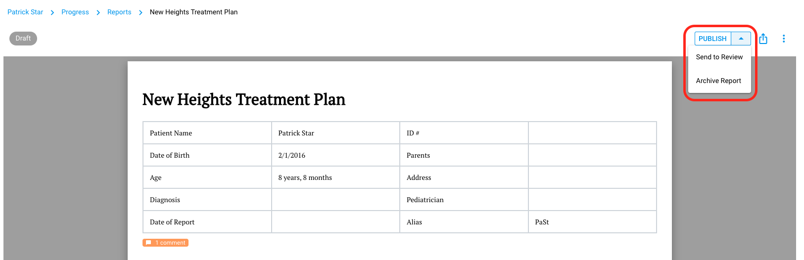 Reviewing Client Progress Reports