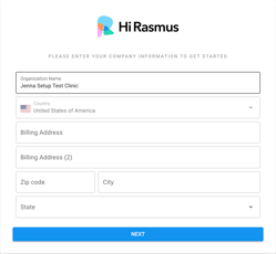 Quickstart Guide: Setting up your organization's Hi Rasmus Account