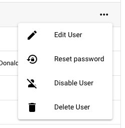 User Management: Disable or Delete a User