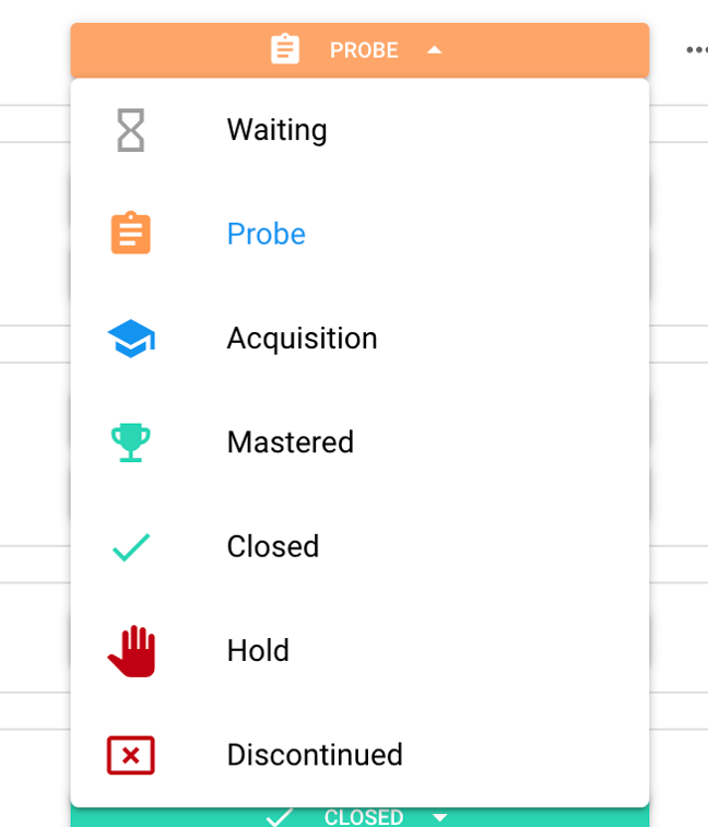 Overview: Target Statuses