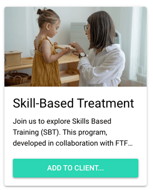 How do I work with Skill-Based Treatment?