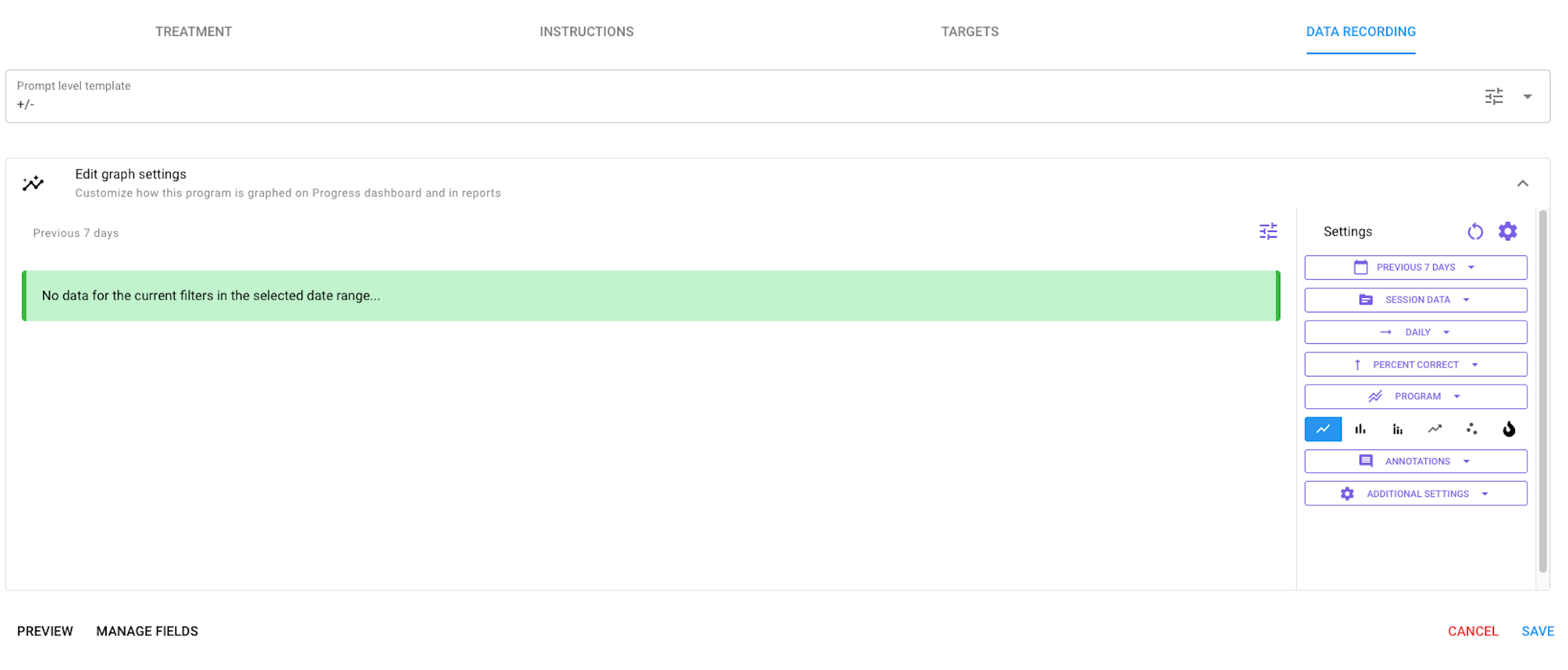 Setting up Prompt Level Templates